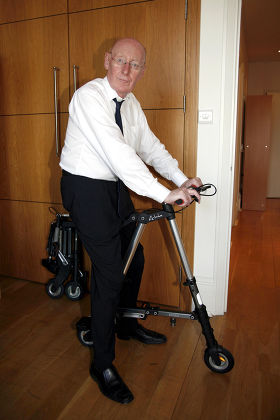 Clive Sinclair On His Bike His Editorial Stock Photo - Stock Image ...