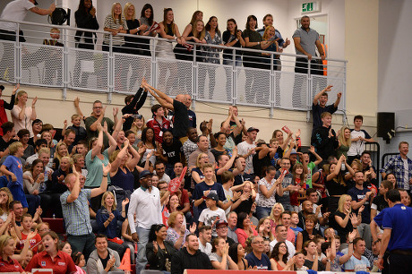 Bristol Flyers Fans Cheer On Their Editorial Stock Photo - Stock Image ...