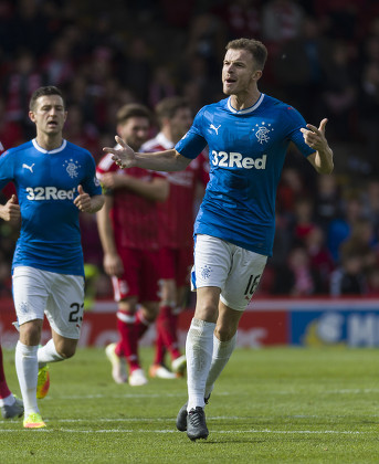 Andrew Halliday Rangers Celebrates Scoring Penalty Editorial Stock ...