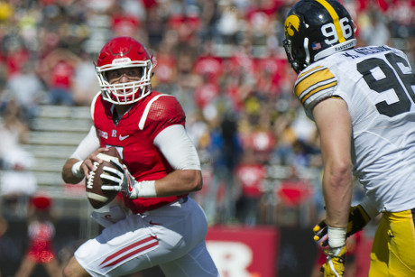 Rutgers Scarlet Knights Quarterback Chris Laviano Editorial Stock Photo ...