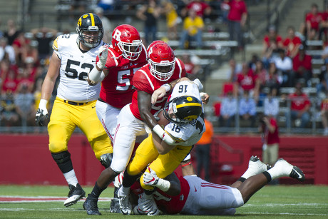 Rutgers Scarlet Knights Quarterback Chris Laviano Editorial Stock Photo ...
