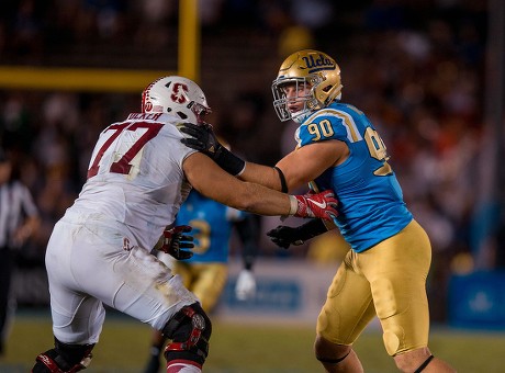 Ucla Defensive Lineman 90 Rick Wade Editorial Stock Photo - Stock Image ...
