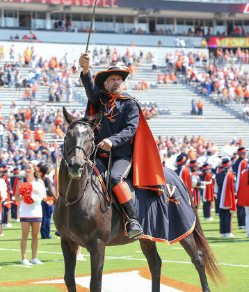 Virginia Mascot Rides Onto Field During Editorial Stock Photo - Stock ...
