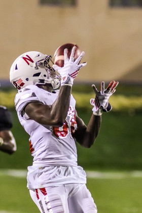 Nebraska Cornhuskers Wide Receiver Alonzo Moore Editorial Stock Photo ...