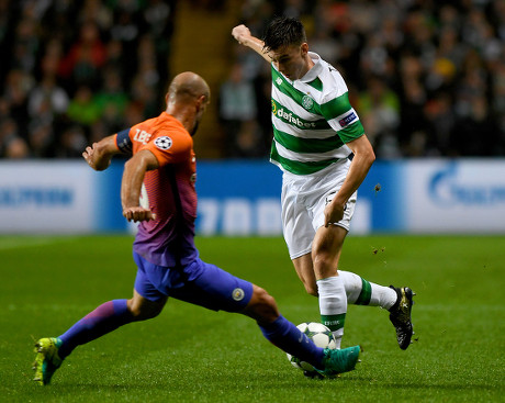 Scott Sinclair Celtic Action Against Manchester Editorial Stock Photo - Stock Image | Shutterstock