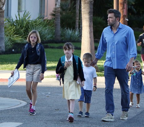 Ben Affleck Children Samuel Affleck Seraphina Editorial Stock Photo ...