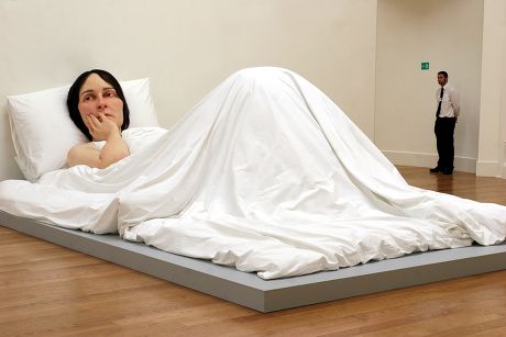 Sculpture By Ron Mueck Wild Man Editorial Stock Photo - Stock Image ...