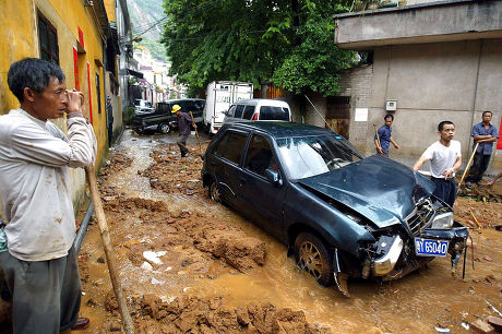 Villagers Clear After Mudrock Flow Caused Editorial Stock Photo - Stock ...