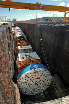 Worlds Biggest Boring Machine About Start Editorial Stock Photo - Stock ...