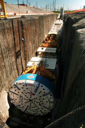 Worlds Biggest Boring Machine About Start Editorial Stock Photo - Stock ...