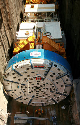 Worlds Biggest Boring Machine About Start Editorial Stock Photo - Stock ...