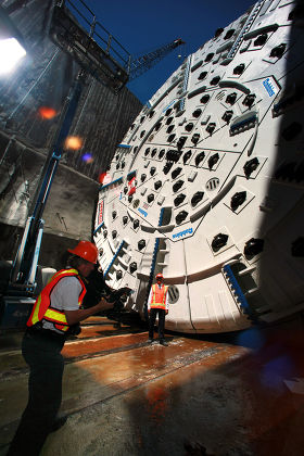 Worlds Biggest Boring Machine About Start Editorial Stock Photo - Stock ...