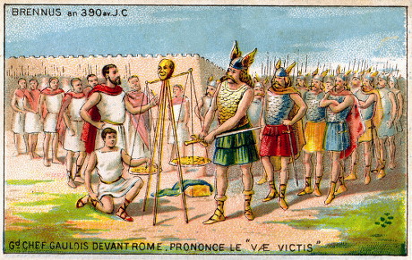 Gallic Army Leader Brennos Brennus Defeats Editorial Stock Photo ...