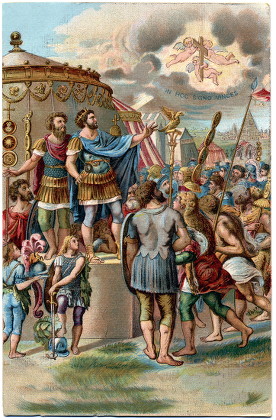 Sign Roman Emperor Constantine Battle Milvian Editorial Stock Photo ...