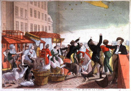 Appearance Great Comet 1811 Seen Du Editorial Stock Photo - Stock Image ...
