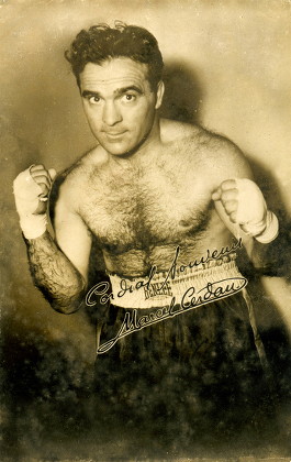 Marcel Cerdan 191649 French Boxer Photo Editorial Stock Photo - Stock ...
