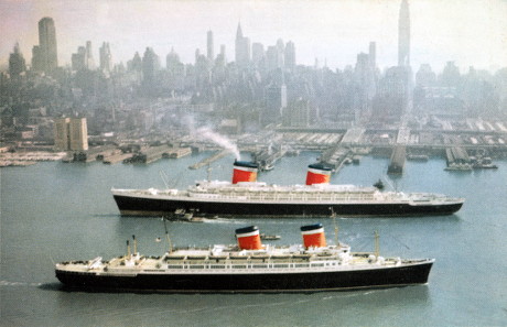 Oceangoing Liners Ss United States America Editorial Stock Photo ...