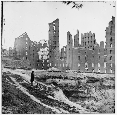 Ruins Richmond Virginia Capital Confederacy During Editorial Stock ...
