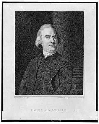 Samuel Adams 17221803 American Statesman Founding Editorial Stock Photo ...