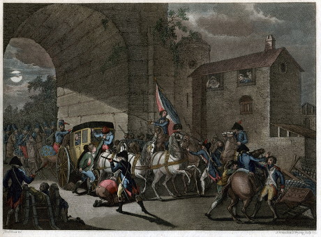 History French Revolution Flight Varennes Unsuccessful Editorial Stock ...