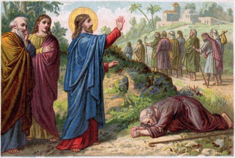 Jesus Christ Heals Ten Lepers Imagery Editorial Stock Photo - Stock ...