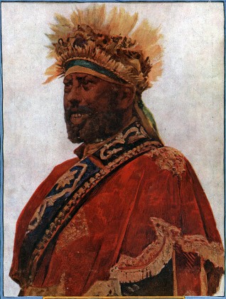 Nagast Menelik Ii 18441913 Ethiopia Illustration Editorial Stock Photo ...
