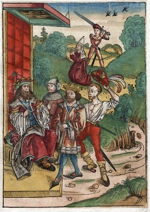Scene Bible Woodcut By Michael Wohlgemuth Editorial Stock Photo - Stock ...