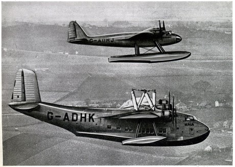Short Mayo Composite Seaplaneflying Boat Combination Editorial Stock ...