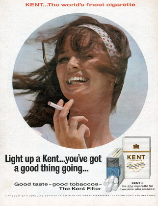 Kent Cigarettes Advertisement Tobacco Brand Life Editorial Stock Photo ...