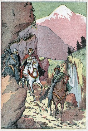 Song Roland Army Emperor Charlemagne Crossing Editorial Stock Photo ...