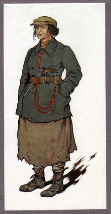 Woman Officer Cheka Illustration Histoire Des - Foto de stock de ...