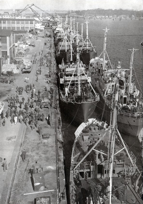 East Germany Shipyard Rostock Baltic Sea Editorial Stock Photo - Stock ...