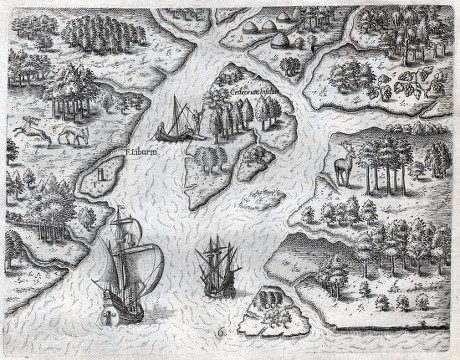 French Explorer Jean Ribault Sets Column Editorial Stock Photo - Stock ...