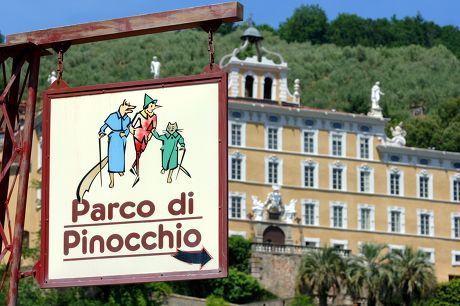 Sign Pinocchio Park Park Small Village Editorial Stock Photo - Stock ...