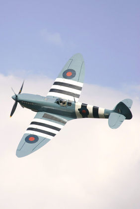 Spitfire Mk Invasion Stripes Editorial Stock Photo - Stock Image ...