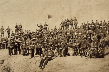 Siege Paris Photograph 1870 German Soldiers Editorial Stock Photo ...