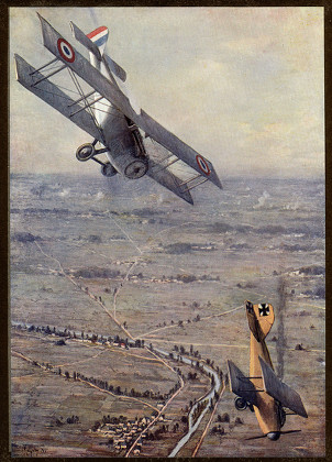 German Albatros Aeroplane Downed By French Editorial Stock Photo ...