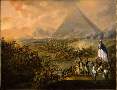Battle Pyramids 21 July 1798 Oil Editorial Stock Photo - Stock Image ...