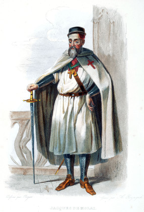 Jacques De Molay C 12431313 Last Editorial Stock Photo - Stock Image ...