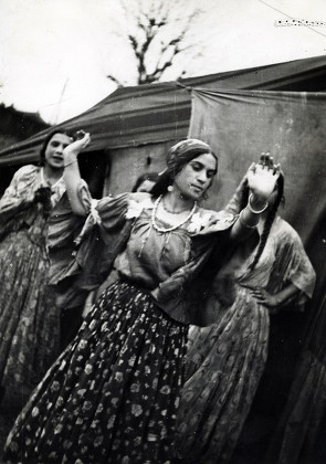 Yugoslavian Gypsies Dancing Photograph 1920s 1930s Editorial Stock ...
