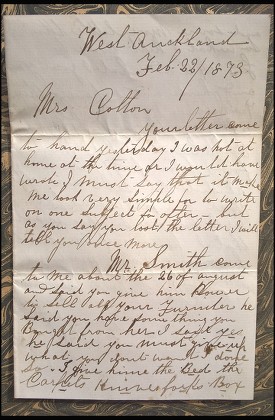 Mary Ann Cotton Letter Editorial Stock Photo - Stock Image | Shutterstock