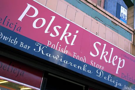 Polish Corner Shop Selling Polish Food Editorial Stock Photo - Stock ...