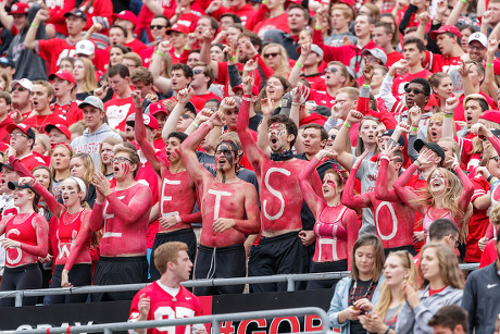Ohio State Buckeye Fans Celebrate Touchdown Editorial Stock Photo ...