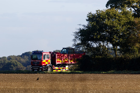 Scene Air Craft Crash Raf Hardwick Editorial Stock Photo - Stock Image ...