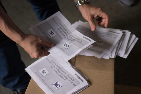 Workers Count Votes Estadio Voting Station Editorial Stock Photo ...