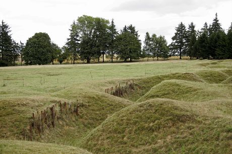 World War 1 Trenches Battle Fields Editorial Stock Photo - Stock Image ...