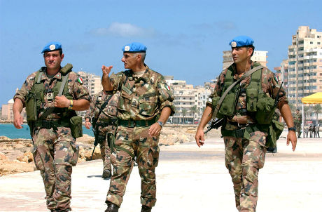 Italian Unifil Soldiers Tank 900 Italian Editorial Stock Photo - Stock ...
