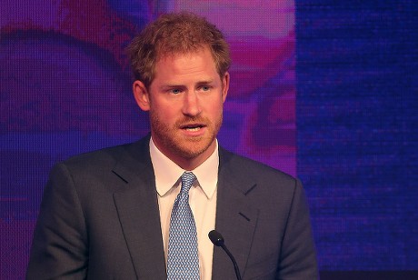 Prince Harry Delivers Speech Editorial Stock Photo - Stock Image ...