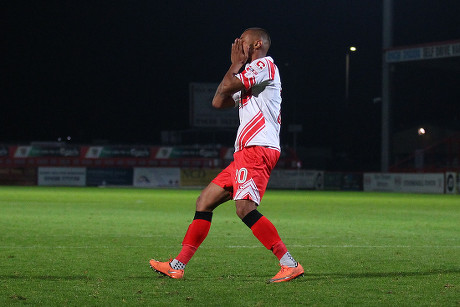 Connor Hunte Stevenage Reacts After His Editorial Stock Photo - Stock ...