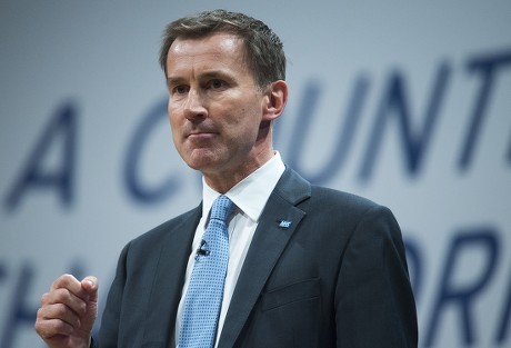 Jeremy Hunt Secretary State Health Speaking Editorial Stock Photo ...